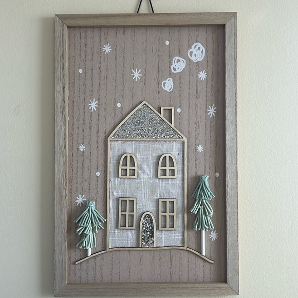 Wondershop | Holiday | Target Holiday Winter House Wall Art | Poshmark